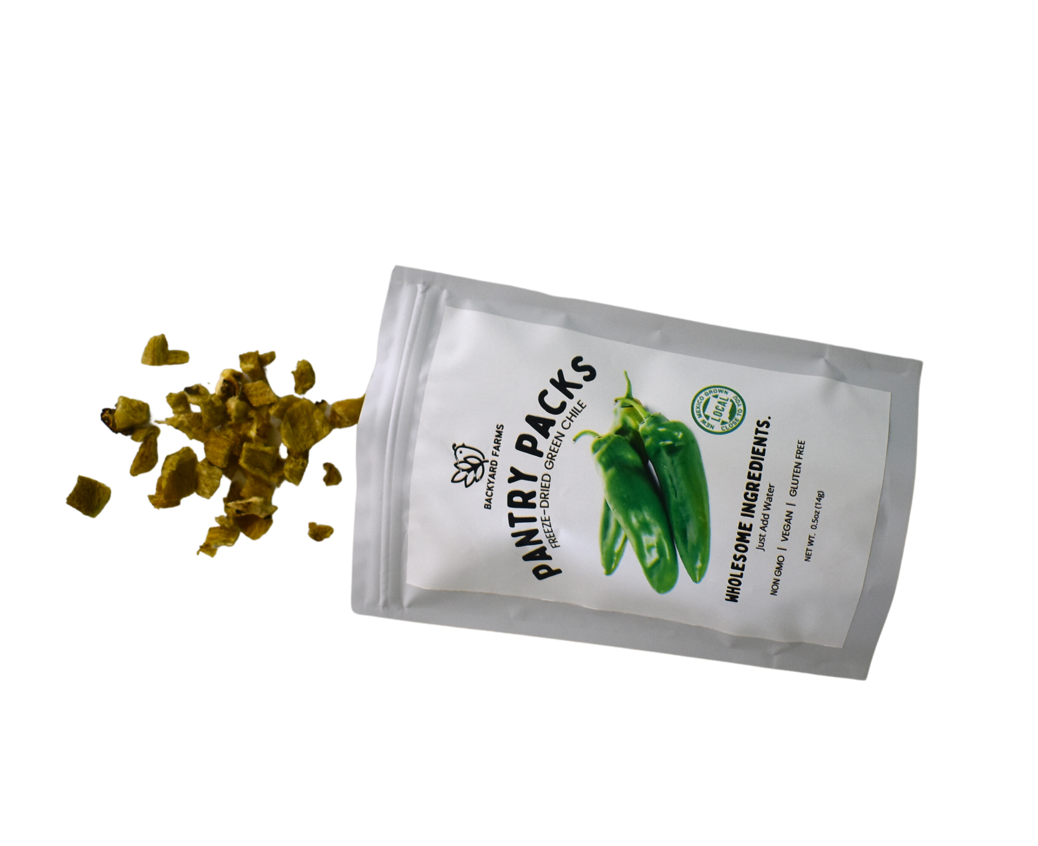 Freeze-Dried Green Chile Pantry Packs | Backyard Farms